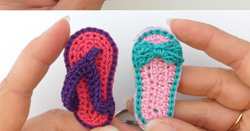 Beautiful Skills - Crochet Knitting Quilting : Crochet Easy FlipFlop ...