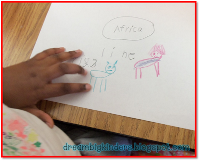 Dream Big Kinders: Interactive Writing- Africa Animals, Parts of a ...