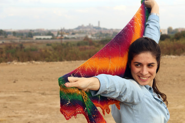 L'Atelier de l'Obi: Arabesque Shawl