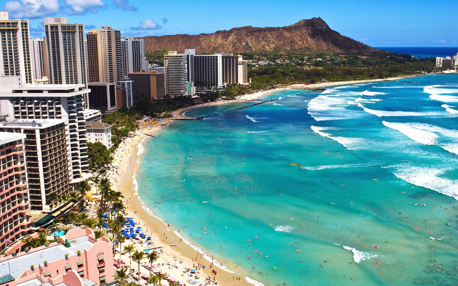World Beautifull Places: Hawaii Honolulu Beach Nice View