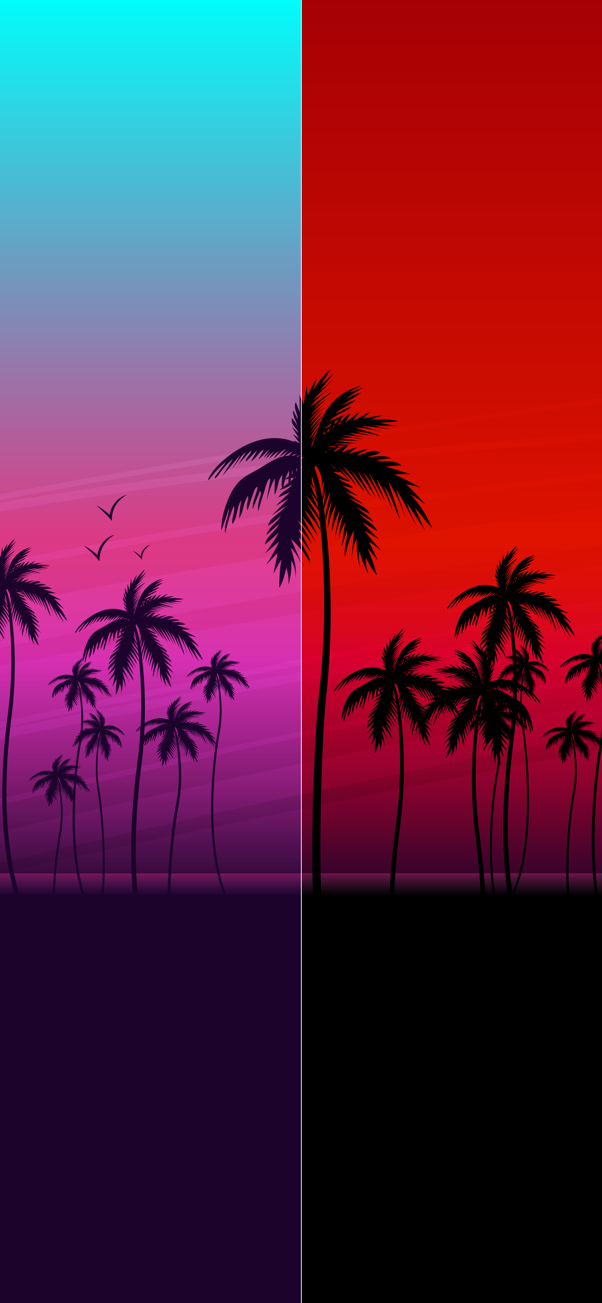 PHONE WALLPAPER COLLECTION - SPLIT COLORS - Heroscreen