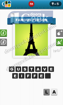 Celebrity Quiz Level 54 (bubble quiz games) ~ Doors Geek