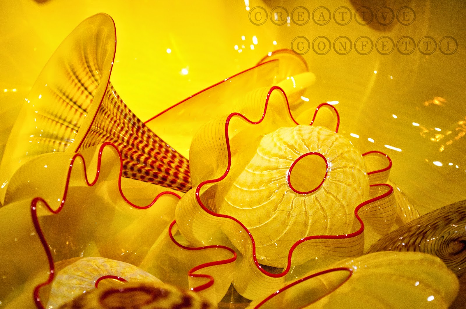 creative confetti: Chihuly at the Clinton Presidential Library