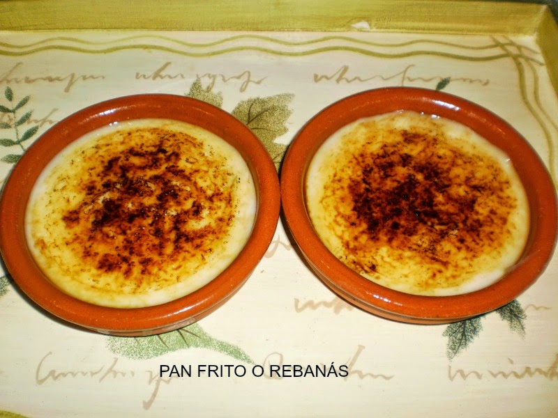 PAN FRITO O REBANÁS: NATILLAS DE ARROZ