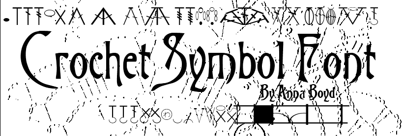 Divine Inspirations: Crochet Symbol Font