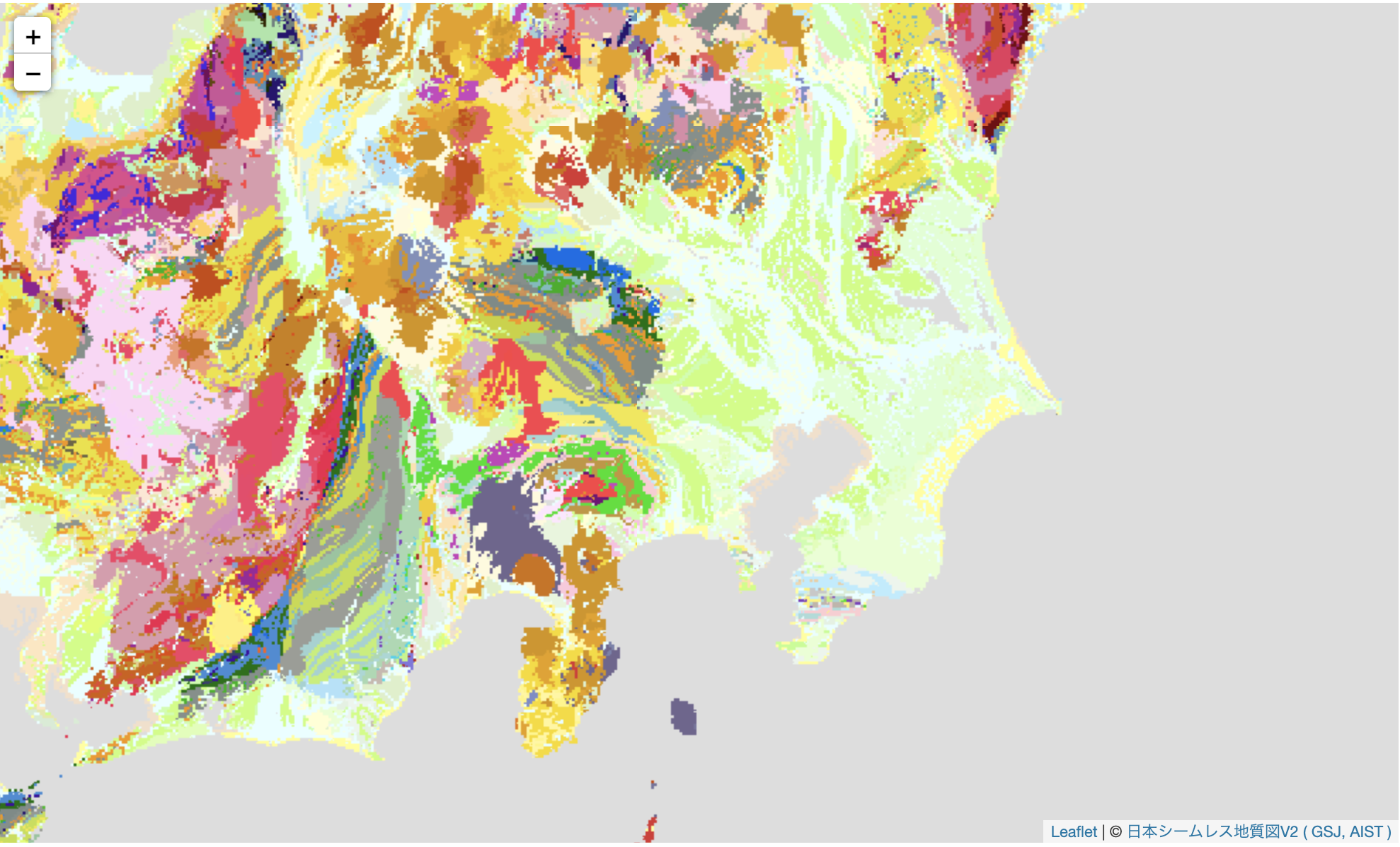 【Python】foliumで地質図を表示する方法 | 1up noob