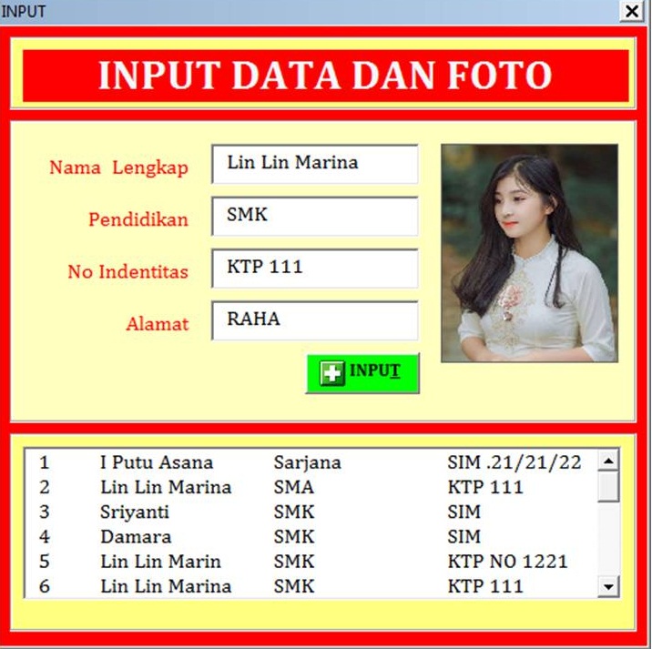 BELAJAR VBA EXCEL: BELAJAR USERFORM INPUT DATA DAN FOTO BELAJAR VBA EXCEL: BELAJAR USERFORM INPUT DATA DAN FOTO