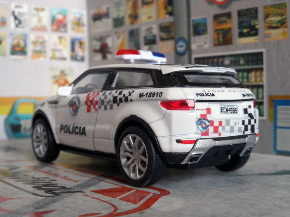 Range Rover Evoque Polícia Militar Pm Sp | #MiniaturasCriativas