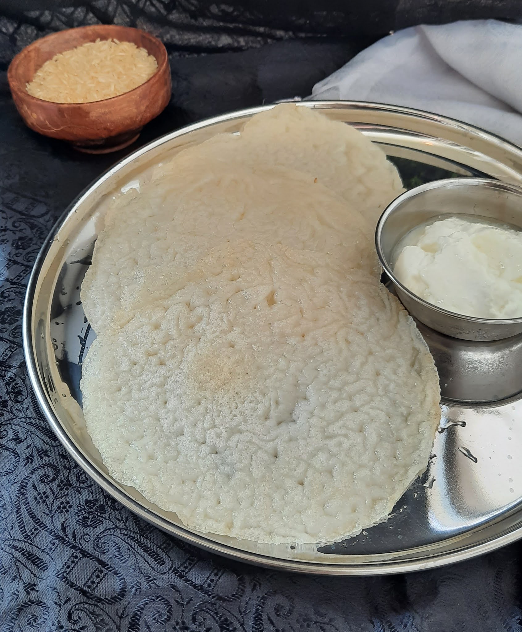 Recepty z Indie / Recipes from India: Ghavan / Rice "Crêpes"