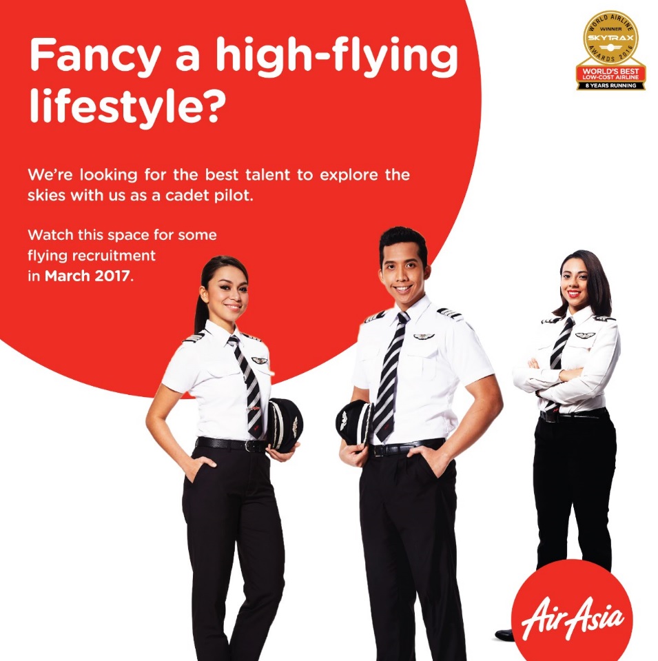 Fly Gosh: Air Asia Pilot Recruitment - Cadet Pilot 2017