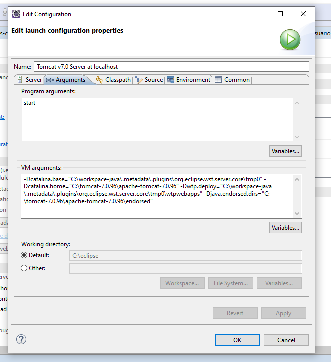 Olá Mundo - Java: Passando argumentos para a JVM usando a IDE Eclipse e ...
