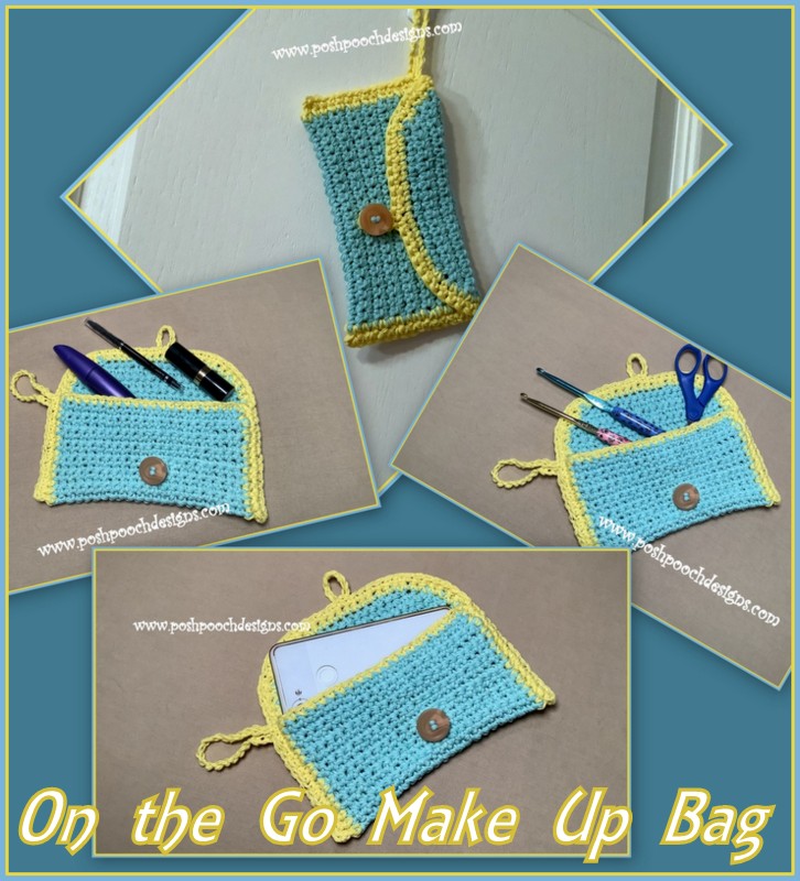 Posh Pooch Designs : On The Go Make Up Bag Crochet Pattern | Posh Pooch ...