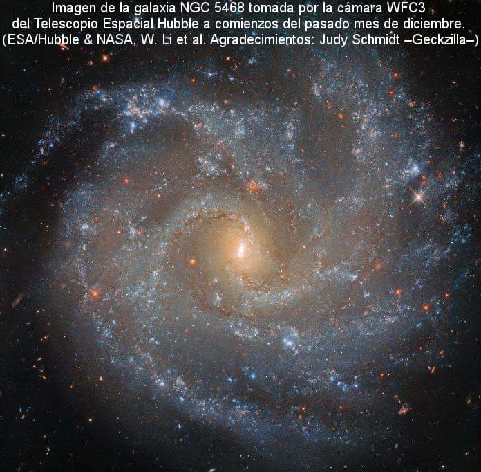 NGC 5468 #galaxy #NASA #Ciencia #Cultura