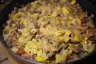 Deep South Dish: Ground Beef and Squash Skillet
