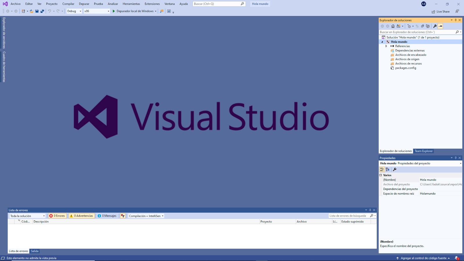 Mi primer proyecto de C++ y Allegro 5 en Visual Studio | Programación C++