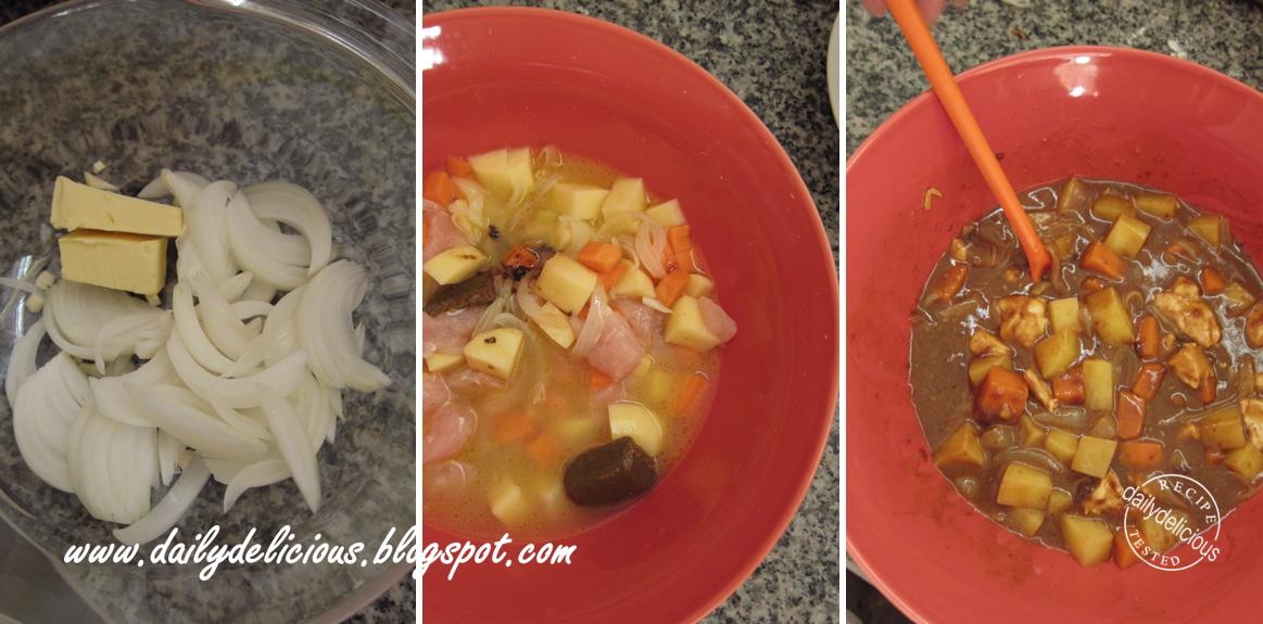 dailydelicious thai: Happy Cooking with LG SolarDOM: Japanese Chicken curry