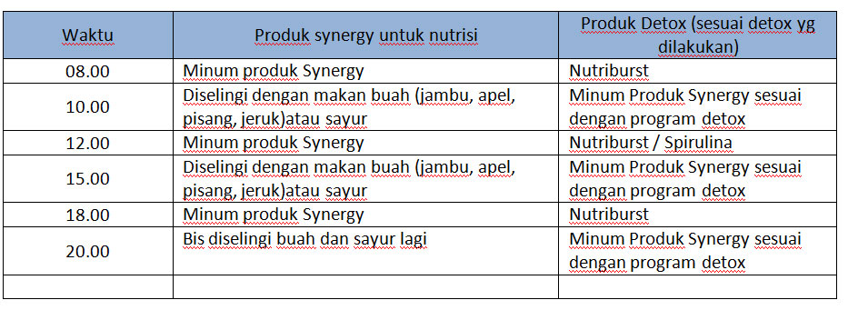 Panduan Smart Detox Synergy - Detox Synergy Indonesia