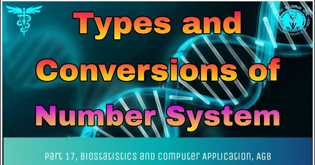 Types and Conversions of Number System.