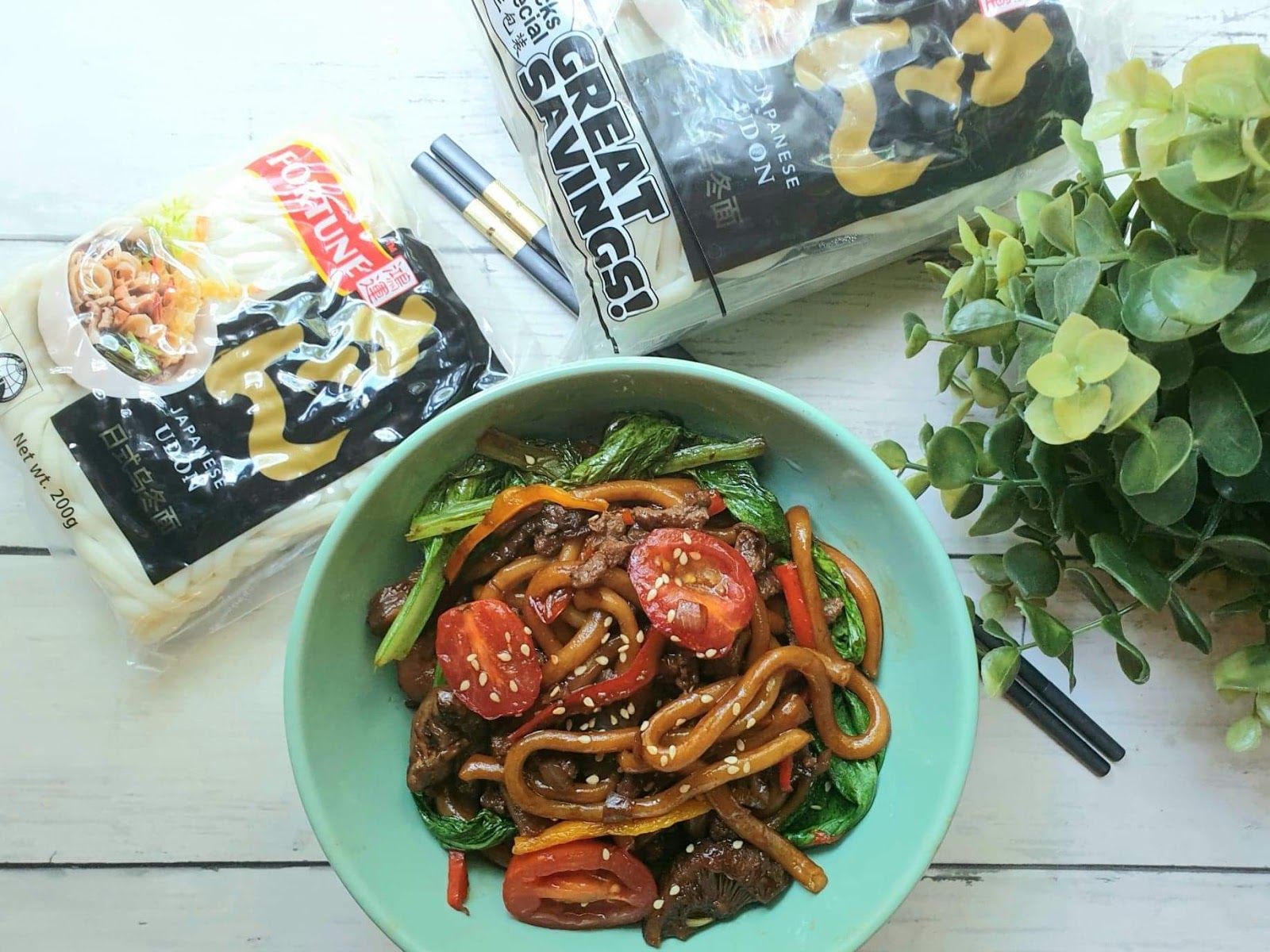 Say My Kitchen: Easy Minced Meat Braised Udon 简易肉碎焖乌东