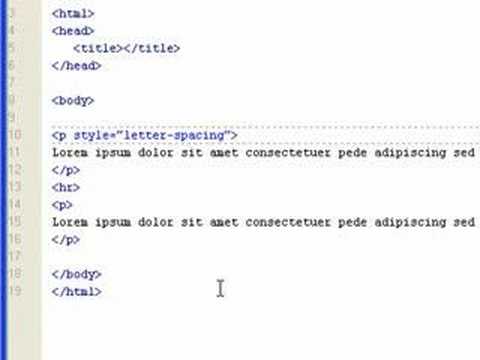 Css Letter Spacing - Formal Letter