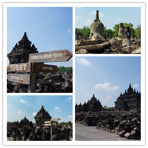 翎 の 空间: 印尼日惹Day1- Candi Plaosan 寺庙群