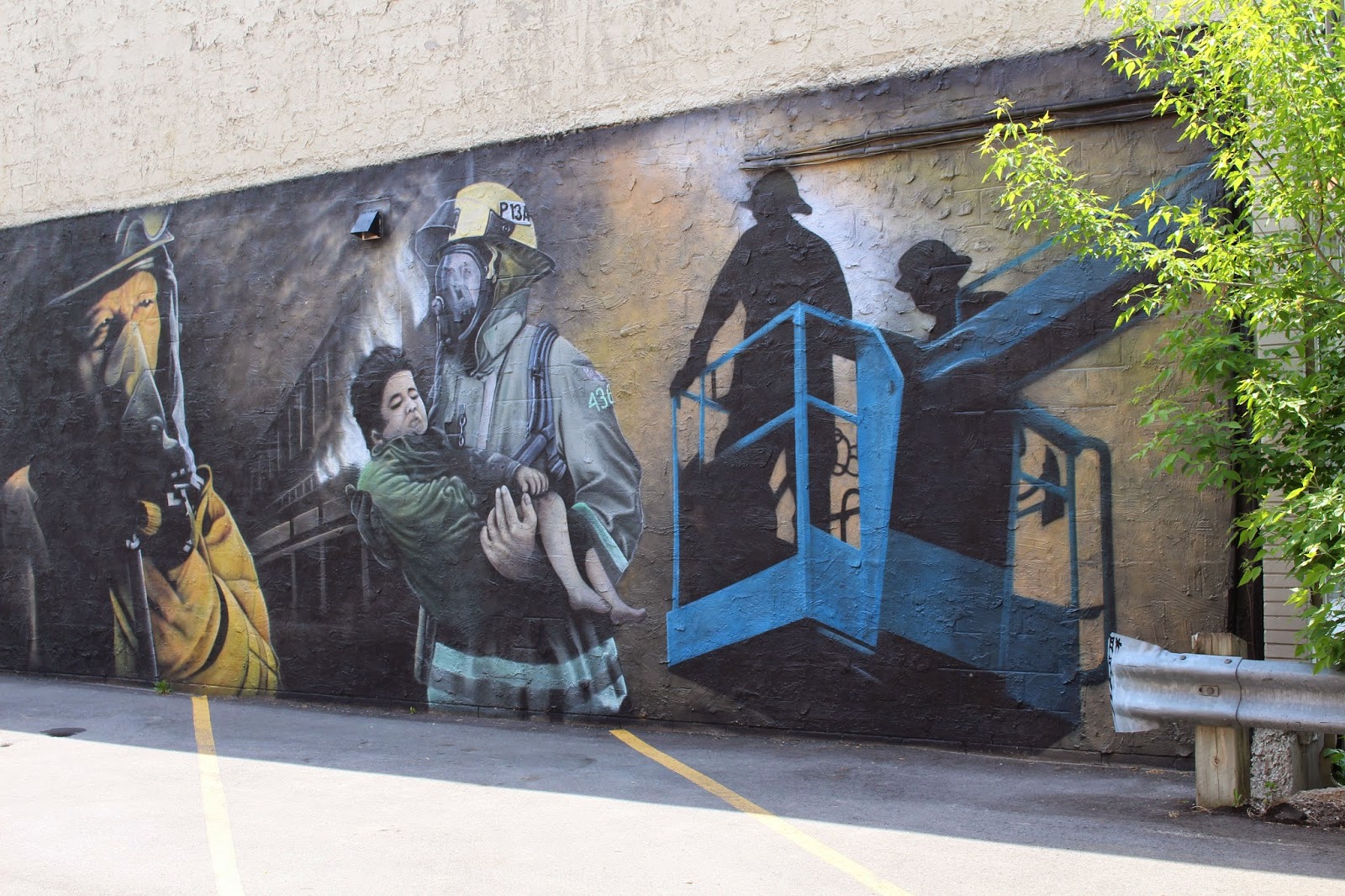 Canadian Firefighters Memorial: The Ottawa Firefighters Mural