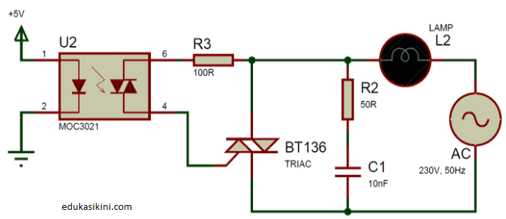 Apa itu TRIAC ? Cara Kerja Serta Aplikasi Dari TRIAC - EDUKASIKINI.COM