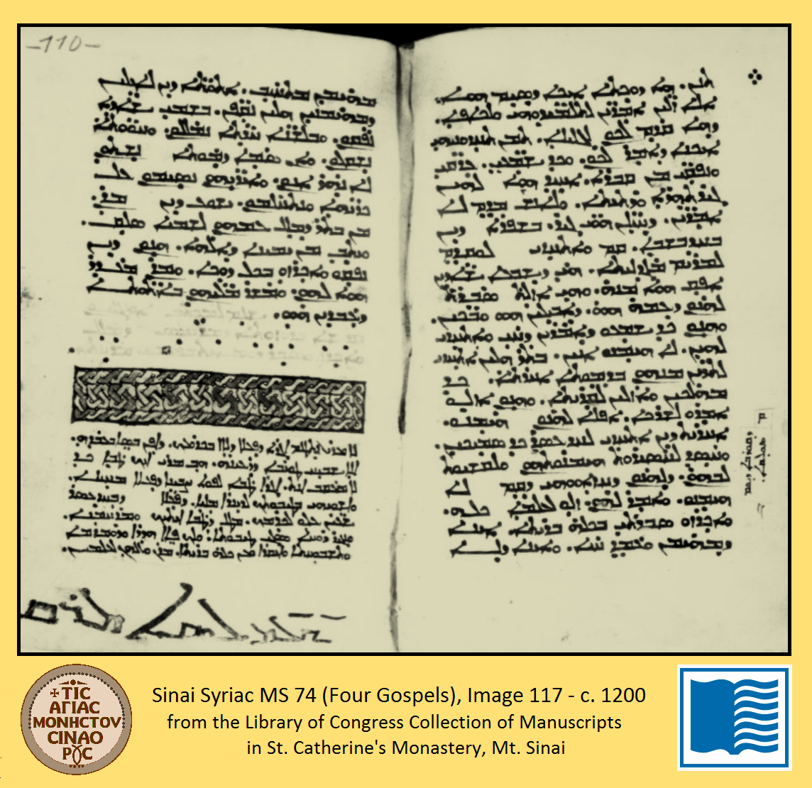 The Text of the Gospels: Syriac New Testament MSS at Saint Catherine's ...