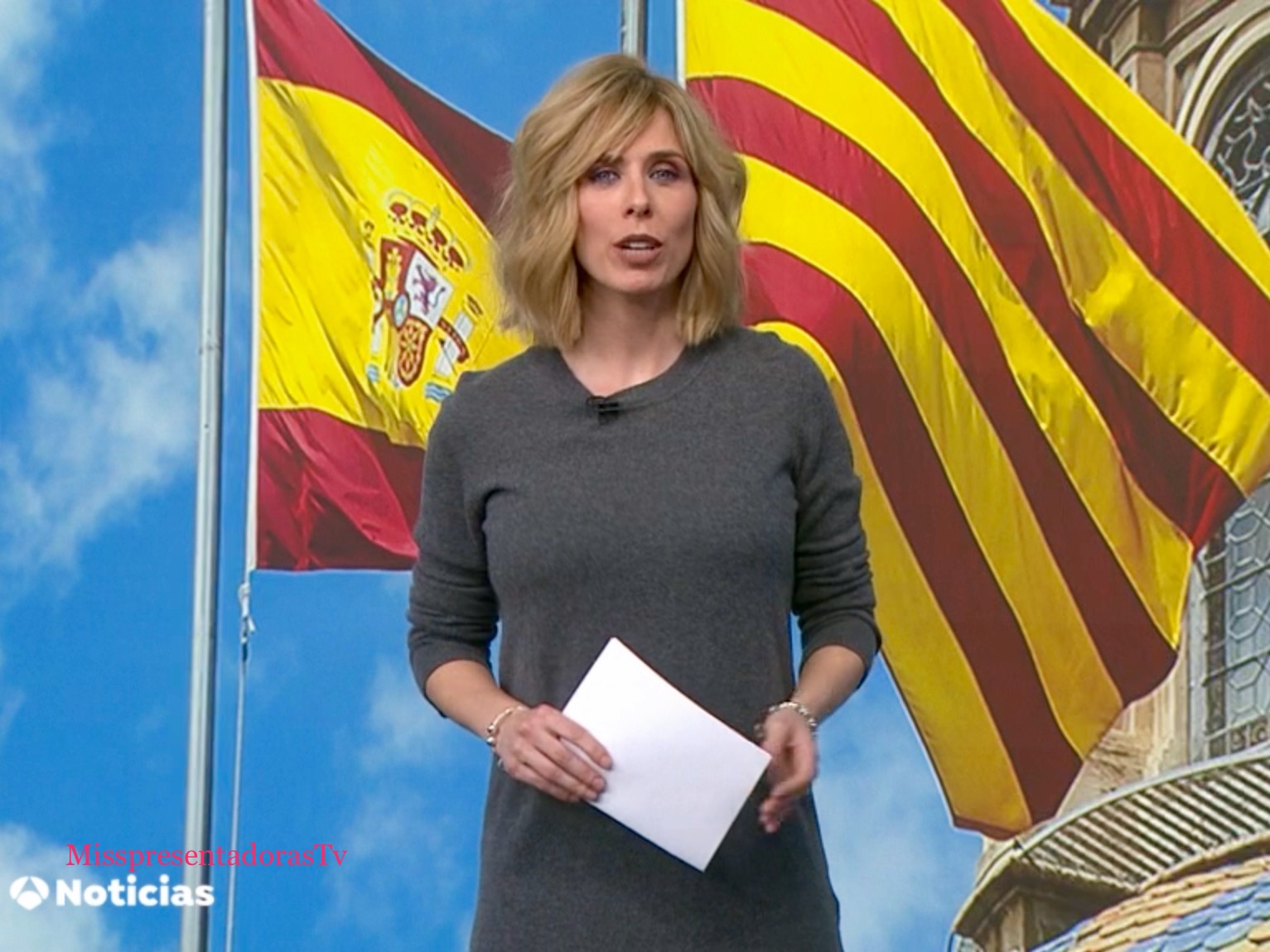 Miss Presentadoras TV: María José Sáez. A3 Noticias2 (3/2/20)