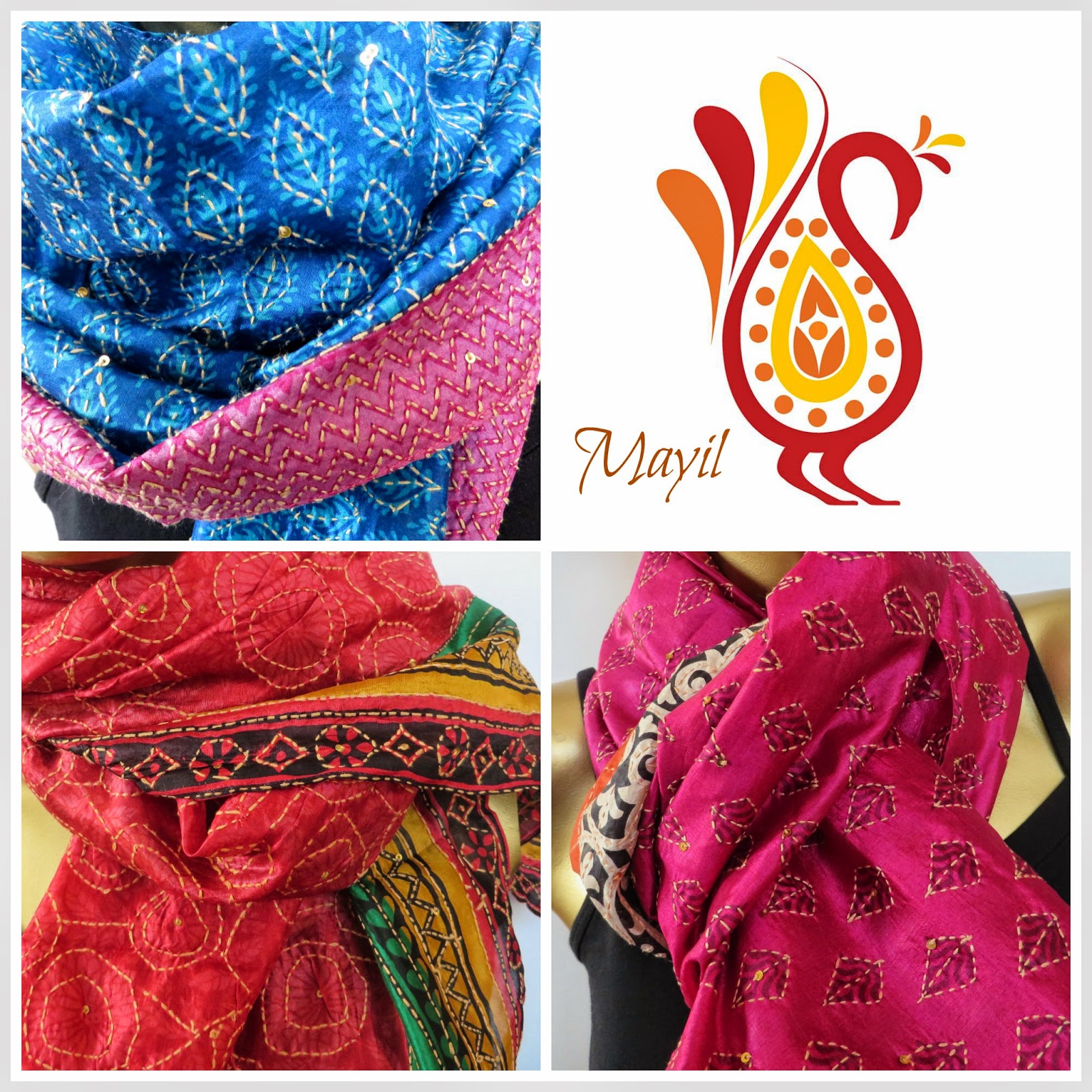 the east coast desi: Mayil Scarves (Featured Shop)