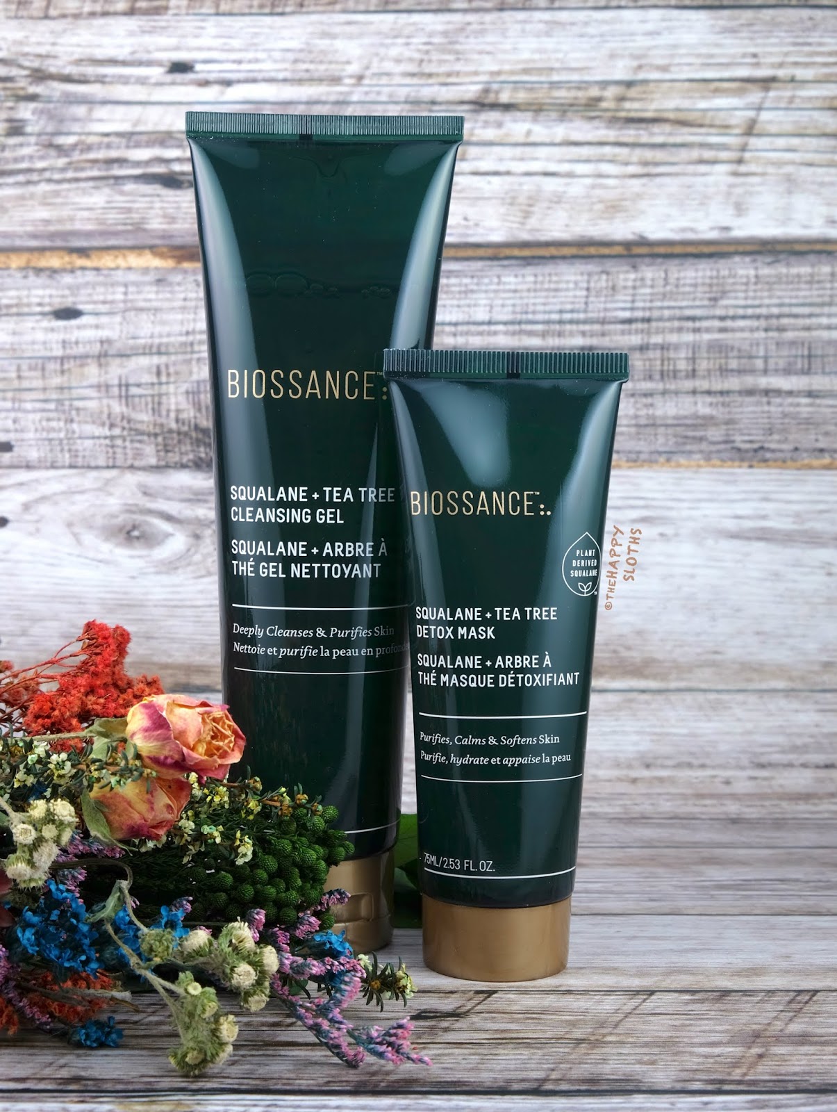 Biossance | Squalane + Tea Tree Cleansing Gel, Detox Mask & Balancing ...