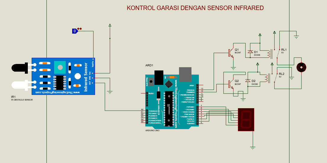 Materi Kuliah: Kontrol Garasi Otomatis dengan Sensor Infrared