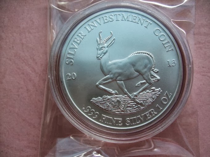 Lisa's Investment Talk: Gabon 1oz Springbok Silver Coin
