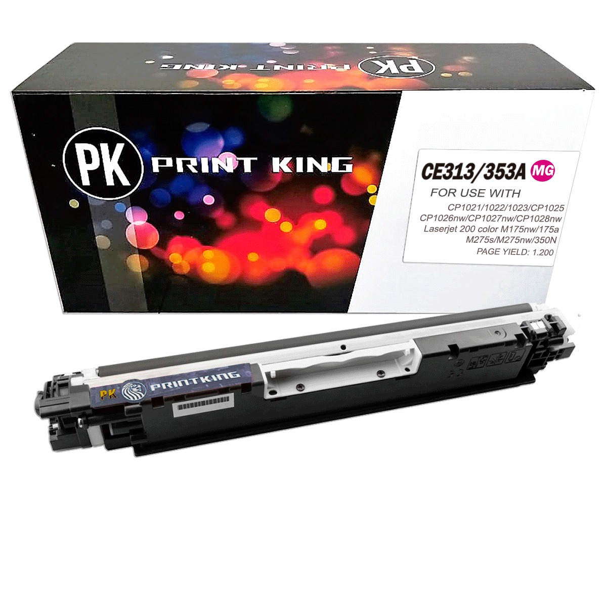 Toner Compatible Print King Hp Ce313A/Cf353A Magenta