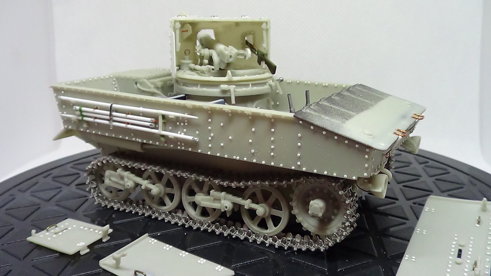 Size's military scale models: Belgian T13 type I (part 4): Build finished
