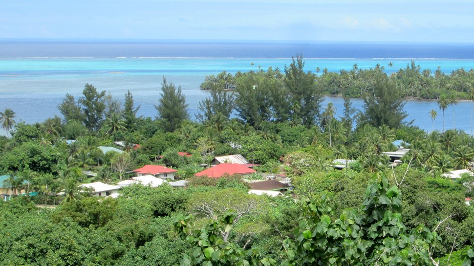 Maatea, village côtier du Sud-Est de l'île