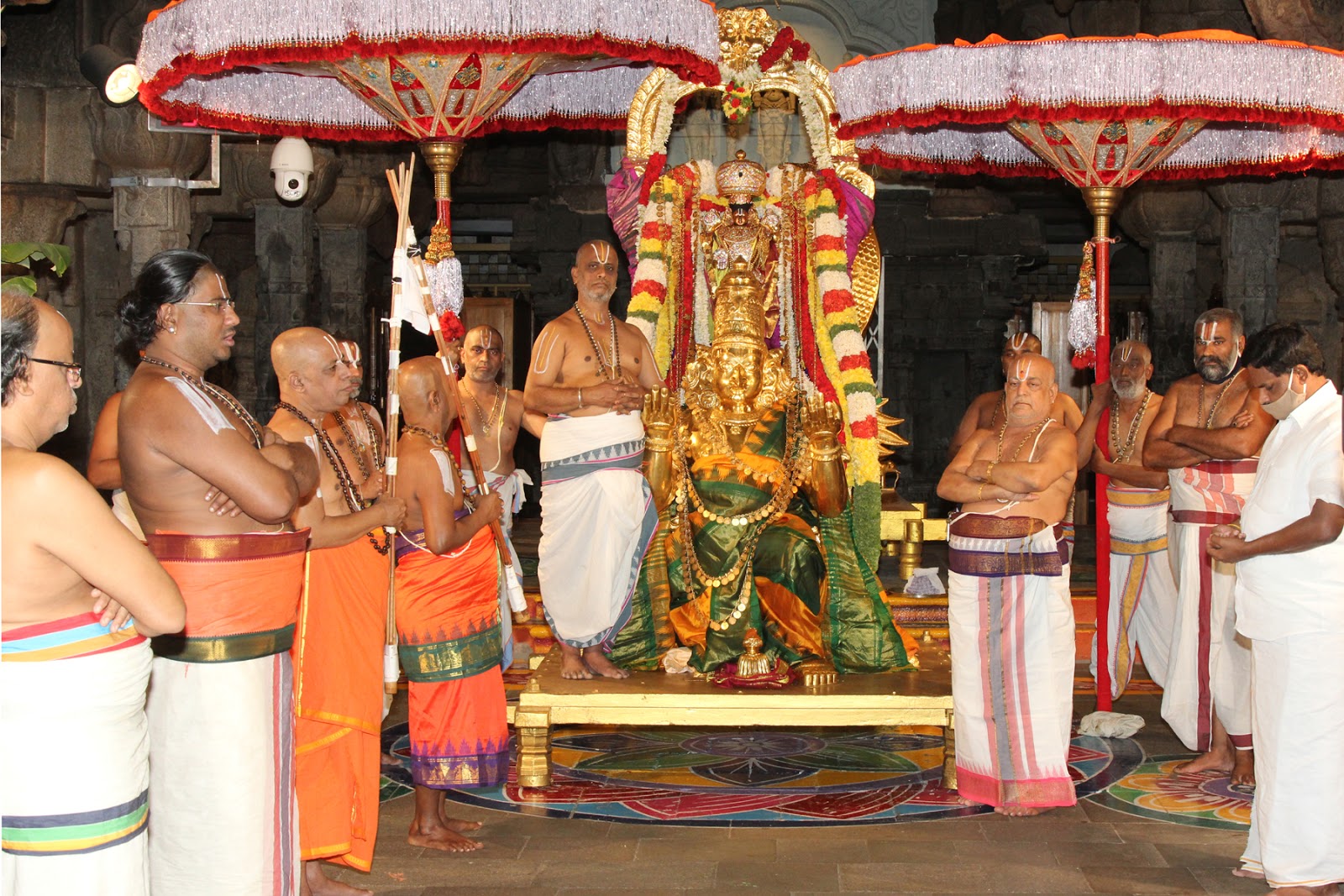 Pournami Garuda Seva Held at Tirumala - rspnetwork.in