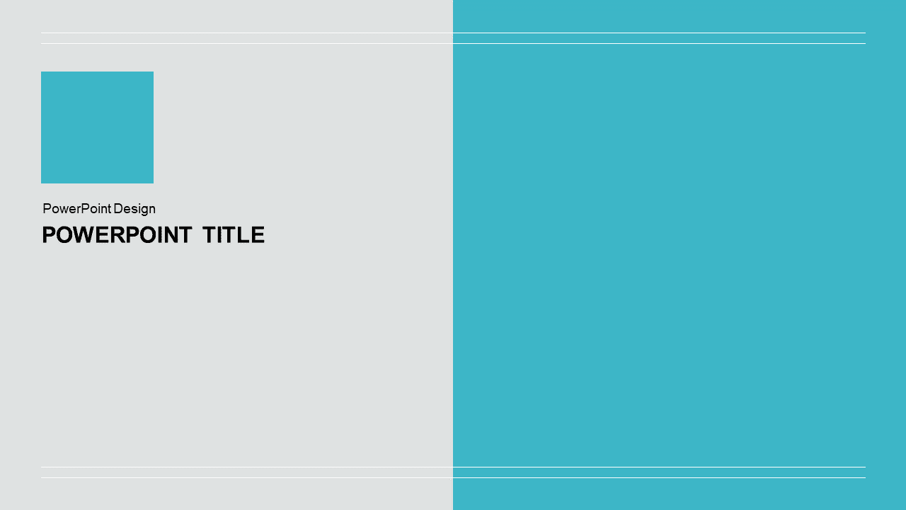 Contrast Square PowerPoint Templates - PowerPoint Free