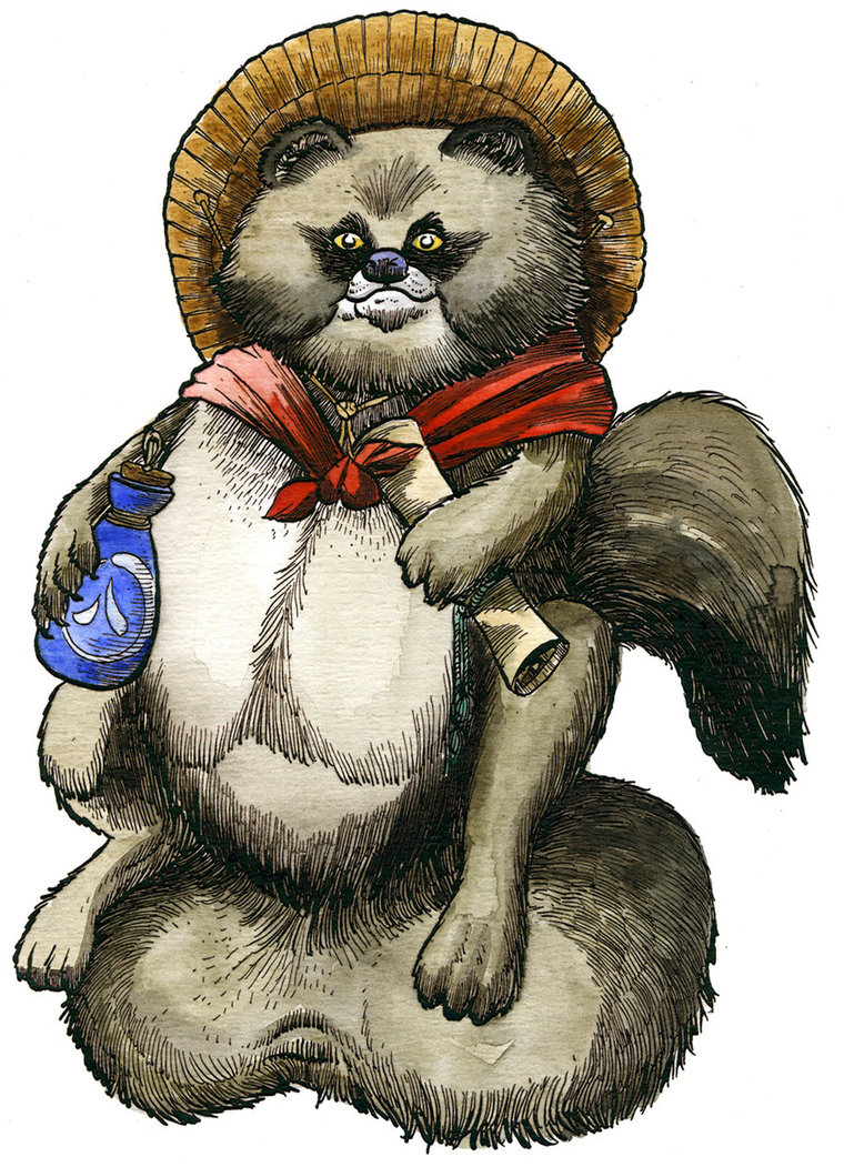 Nippon: Tanuki (狸 vagy タヌキ)