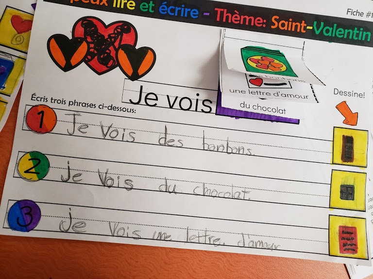 la classe de caro.: Des phrases simples à lire et écrire Thème: Saint ...