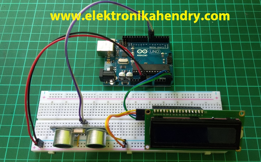 Arduino Part 19. Alat ukur jarak menggunakan sensor ultrasonic ...