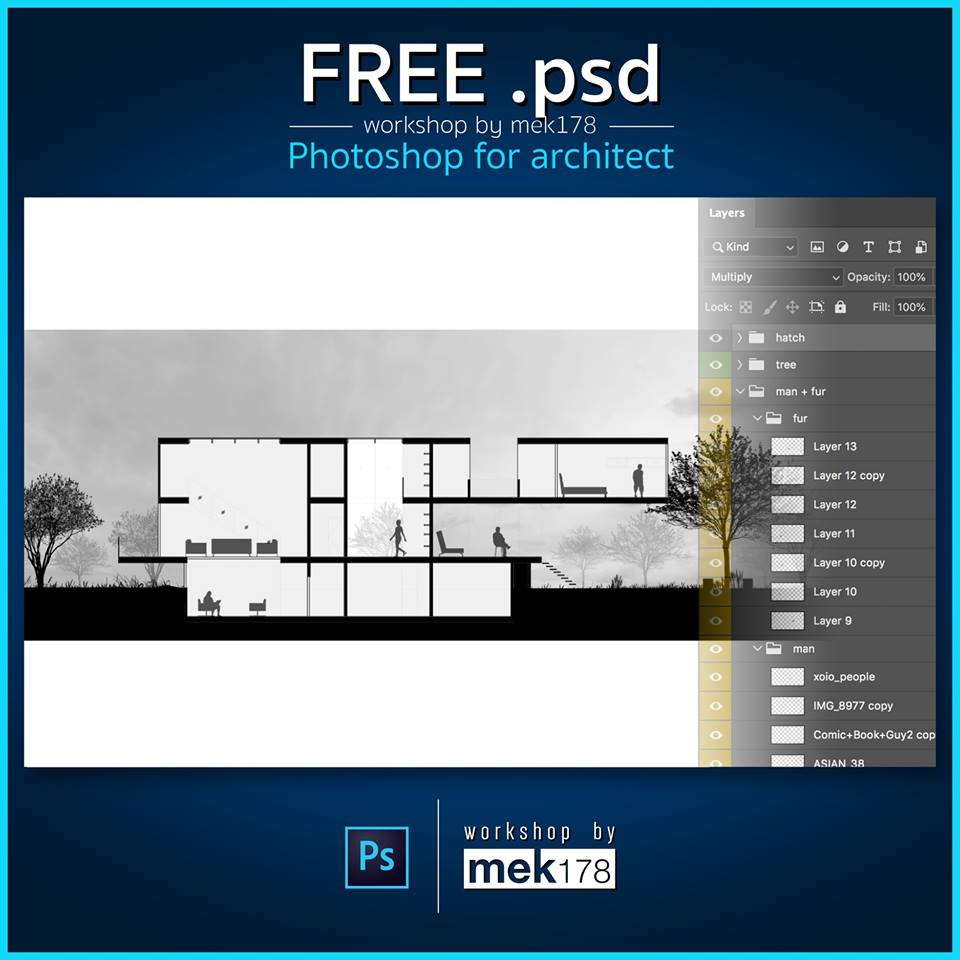 8. PSD Section File For Post Production