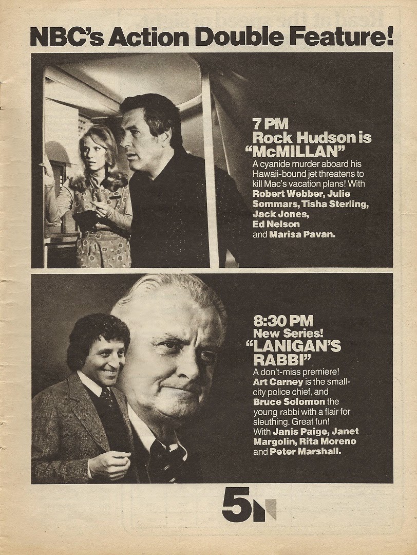The TV Guide Historian: NBC Action Double Feature Ad