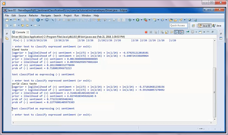 Prototype Project: Sentiment Classification w/ Naive Bayes + JAVA ...