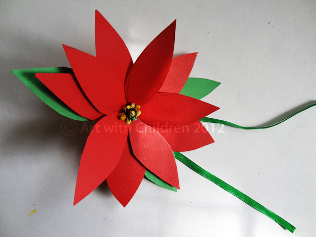 Christmas crafts - Poinsettia