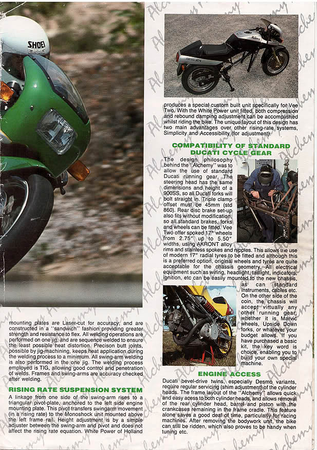 OddBike: Vee Two Ducati Alchemy SV-1 - Modernized Aussie Bevel Head