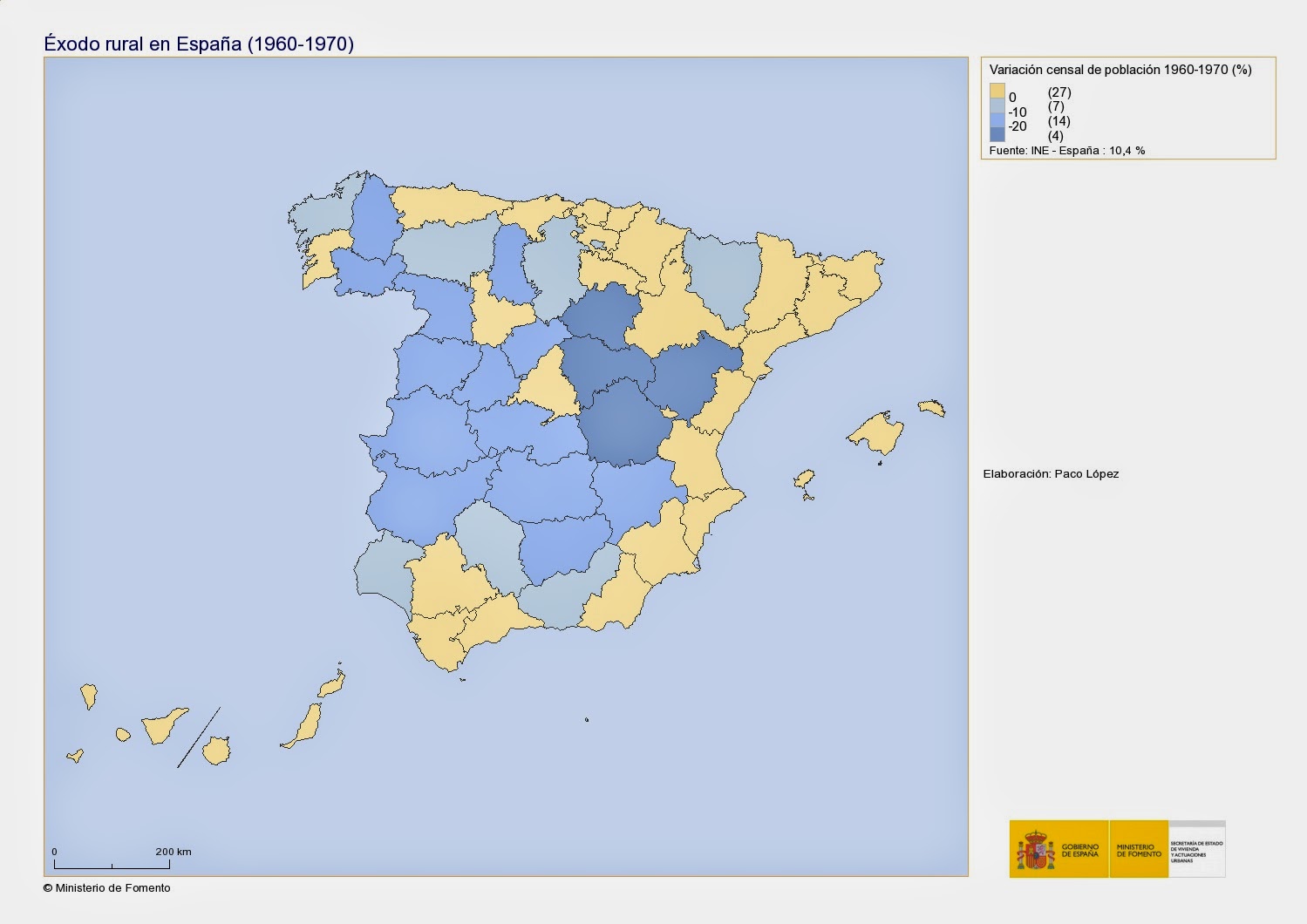geopacusgraf: ÉXODO RURAL EN ESPAÑA (1960-1970)