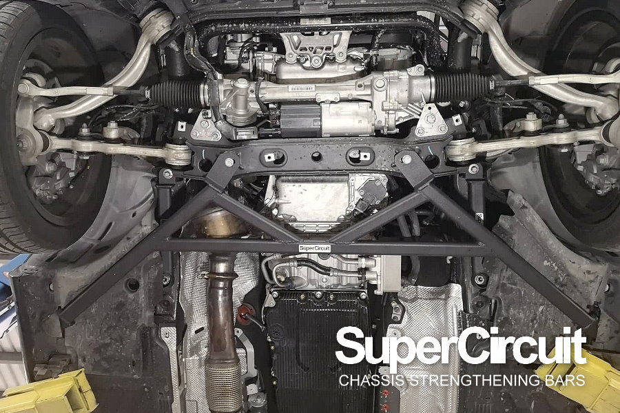SUPERCIRCUIT CHASSIS STRENGTHENING BARS: Mercedes Benz C-class (W205 ...