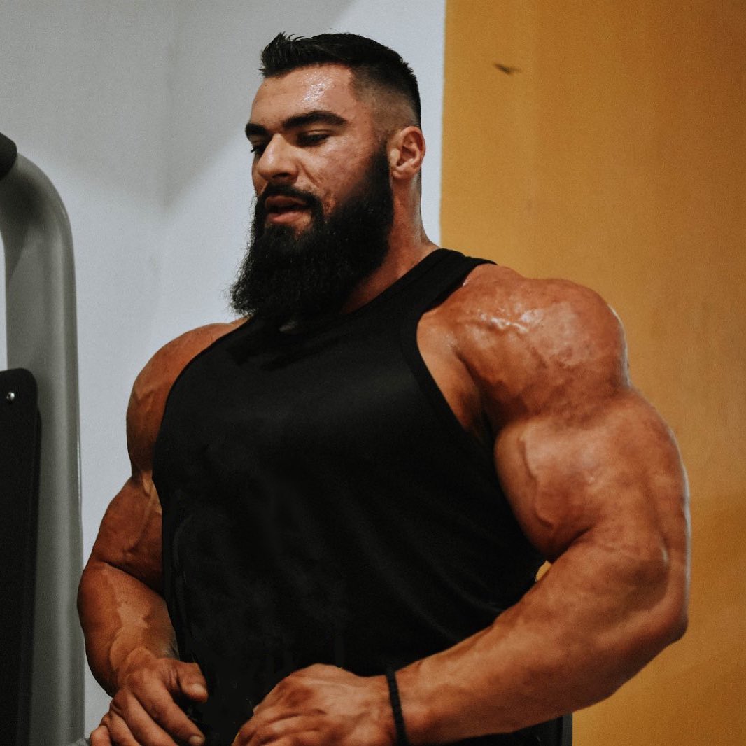 Muscle Lover: Serbian powerlifter and bodybuilder Sasa Lampas