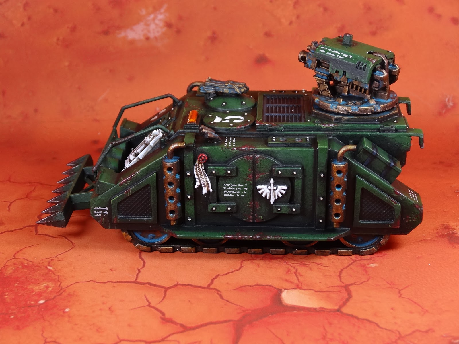 Confessions of a 40k addict: Dark Angels - Tanks - Razorback TO DONE!